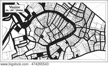 Venice Italy City Map Vector & Photo (Free Trial) | Bigstock