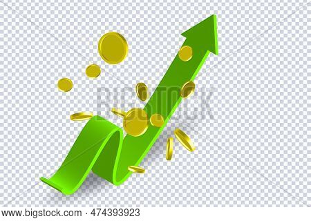 Curved Arrow Flying Vector & Photo (Free Trial) | Bigstock