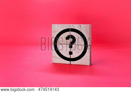 Wooden Square Question Image & Photo (Free Trial) | Bigstock