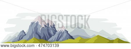 Elevated Mountain Vector & Photo (Free Trial) | Bigstock