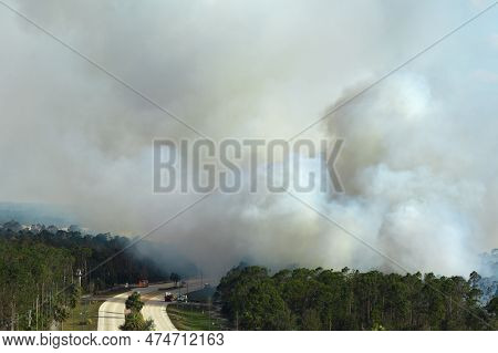 Aerial View Fire Image & Photo (Free Trial) | Bigstock