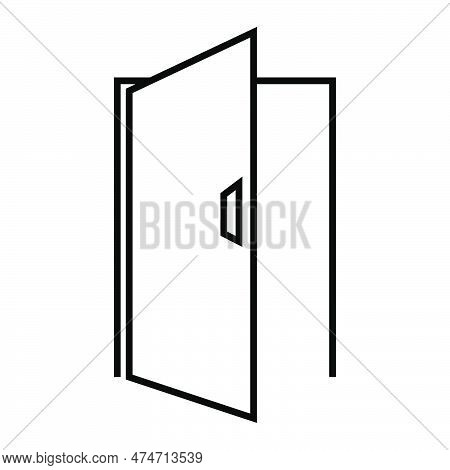 Door Icon Template Vector & Photo (Free Trial) | Bigstock