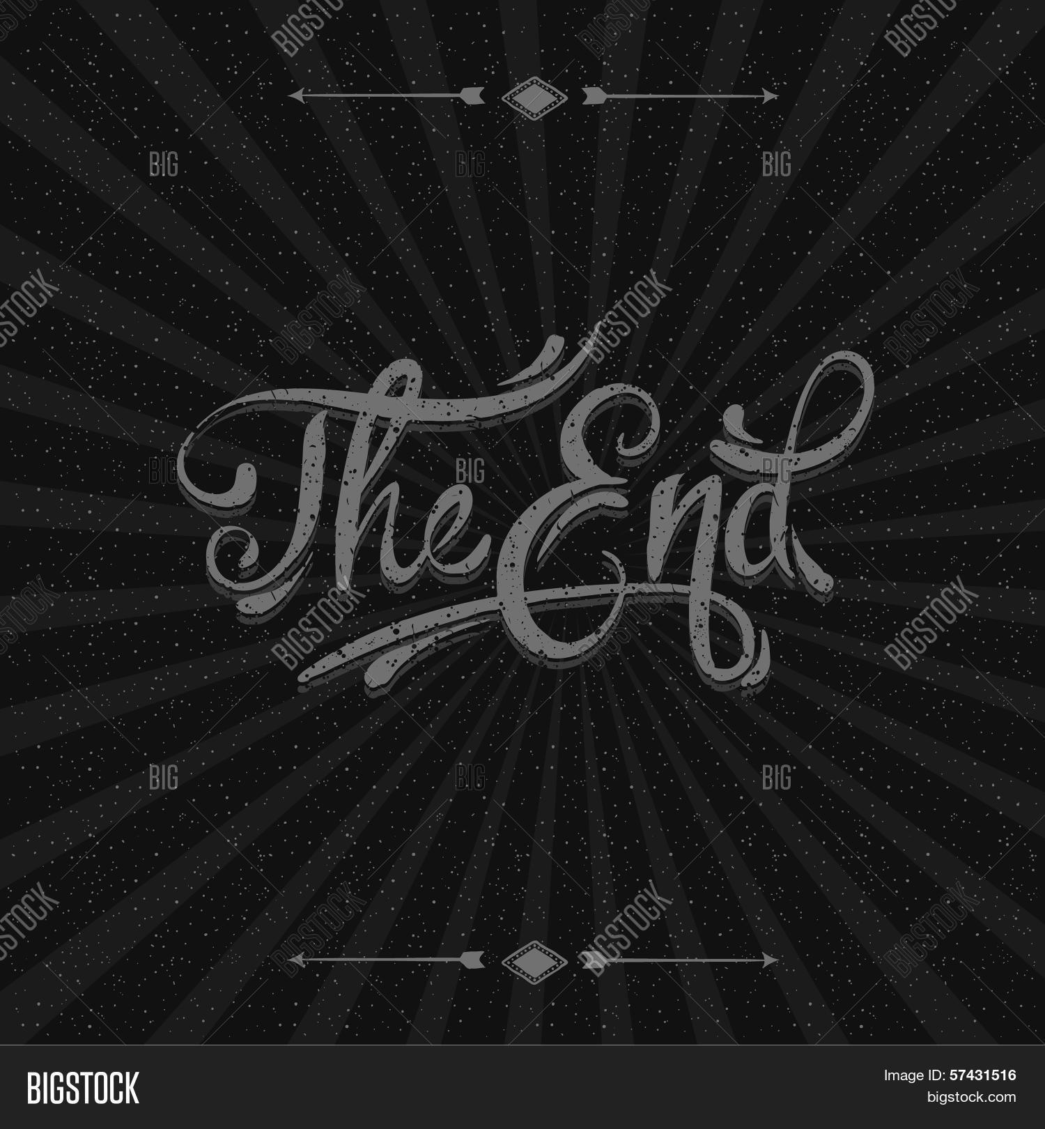 Movie Ending Screen Vector & Photo (Free Trial) | Bigstock