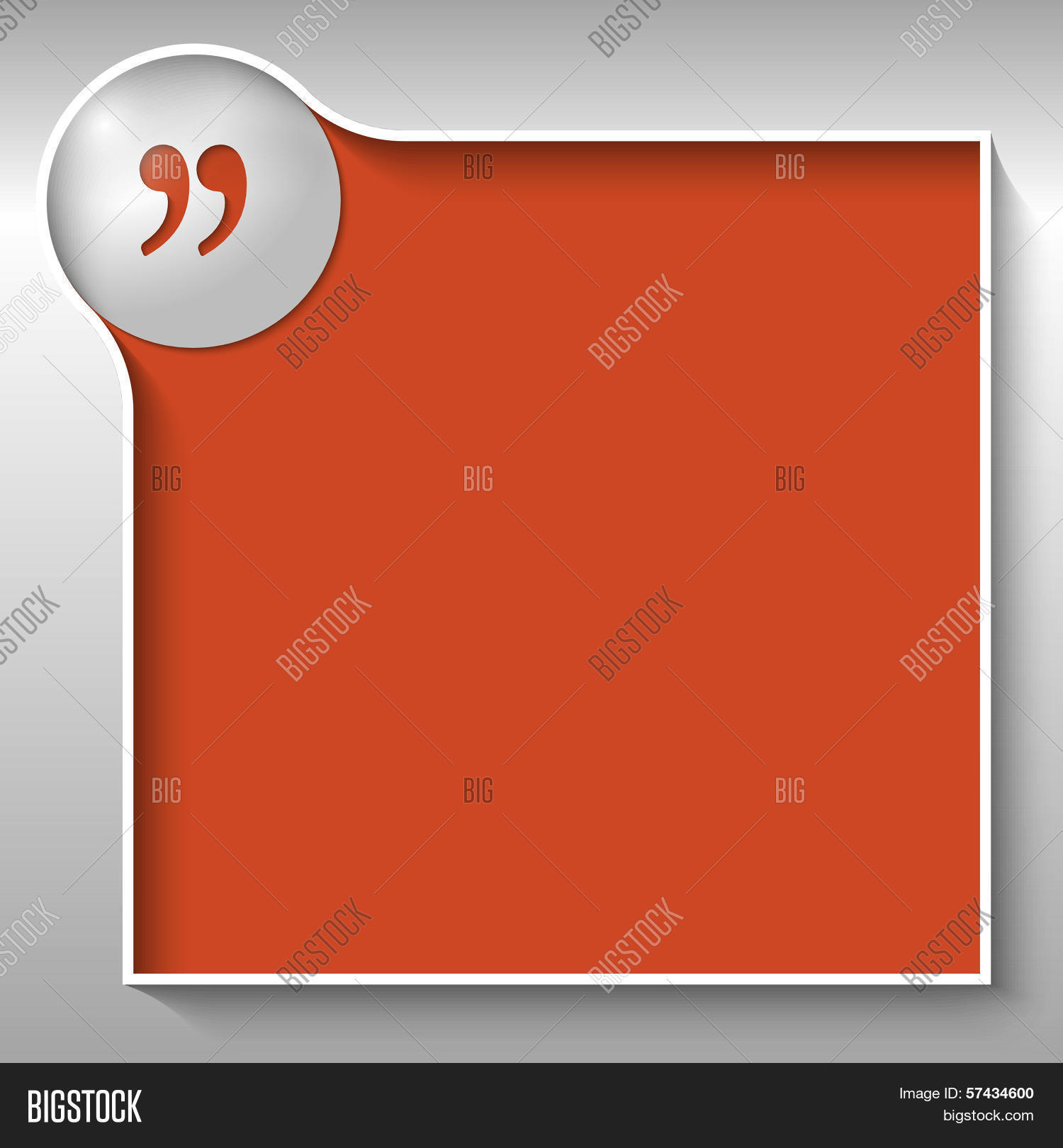 Red Text Box Any Text Vector & Photo (Free Trial) | Bigstock