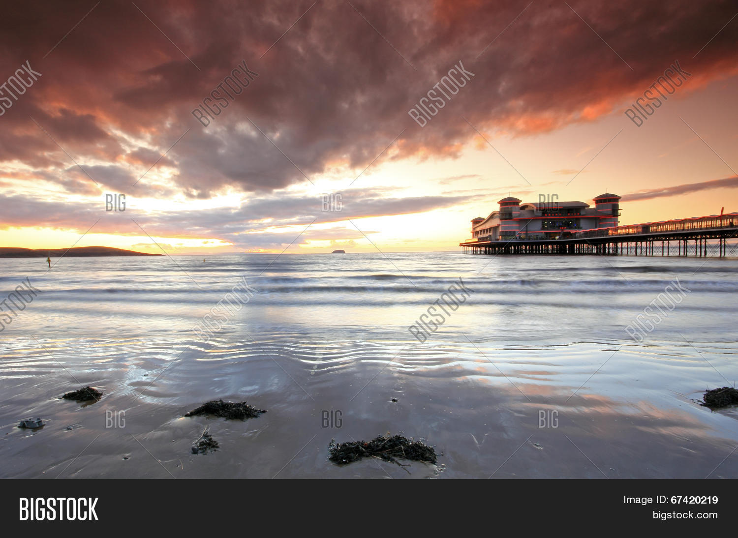 Clouds Over Pier Image & Photo (Free Trial) | Bigstock