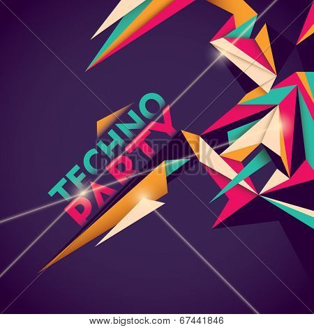 Illustrated Techno Vector & Photo (Free Trial) | Bigstock