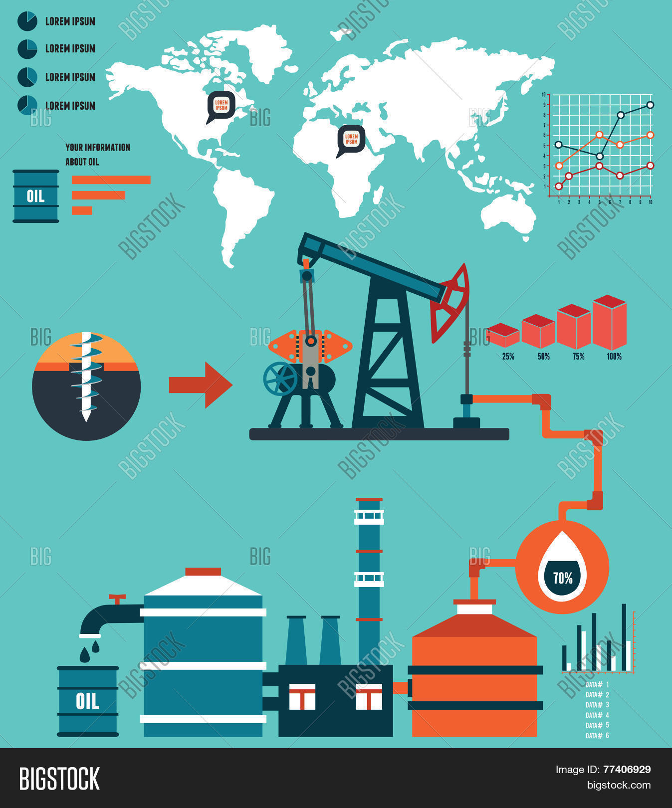 Process Oil Vector & Photo (Free Trial) | Bigstock