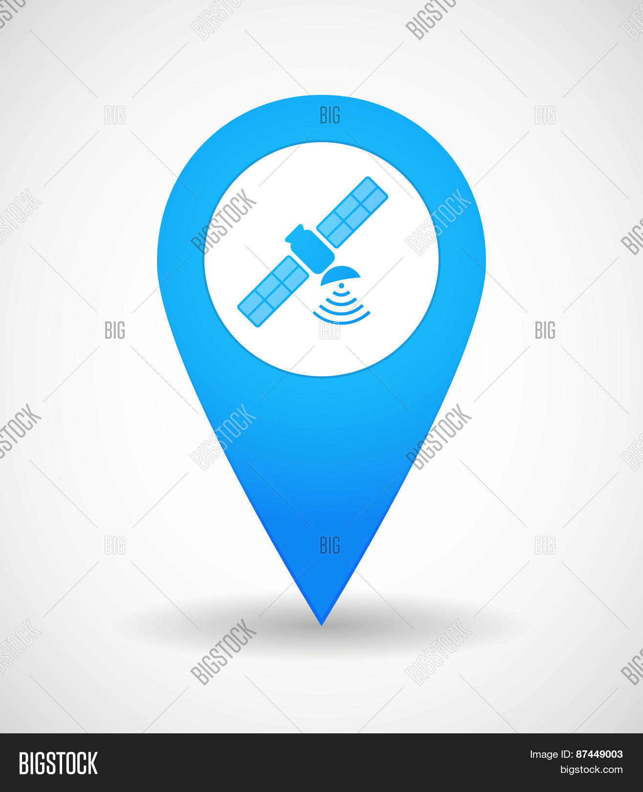 Map Mark Icon Vector & Photo (Free Trial) | Bigstock