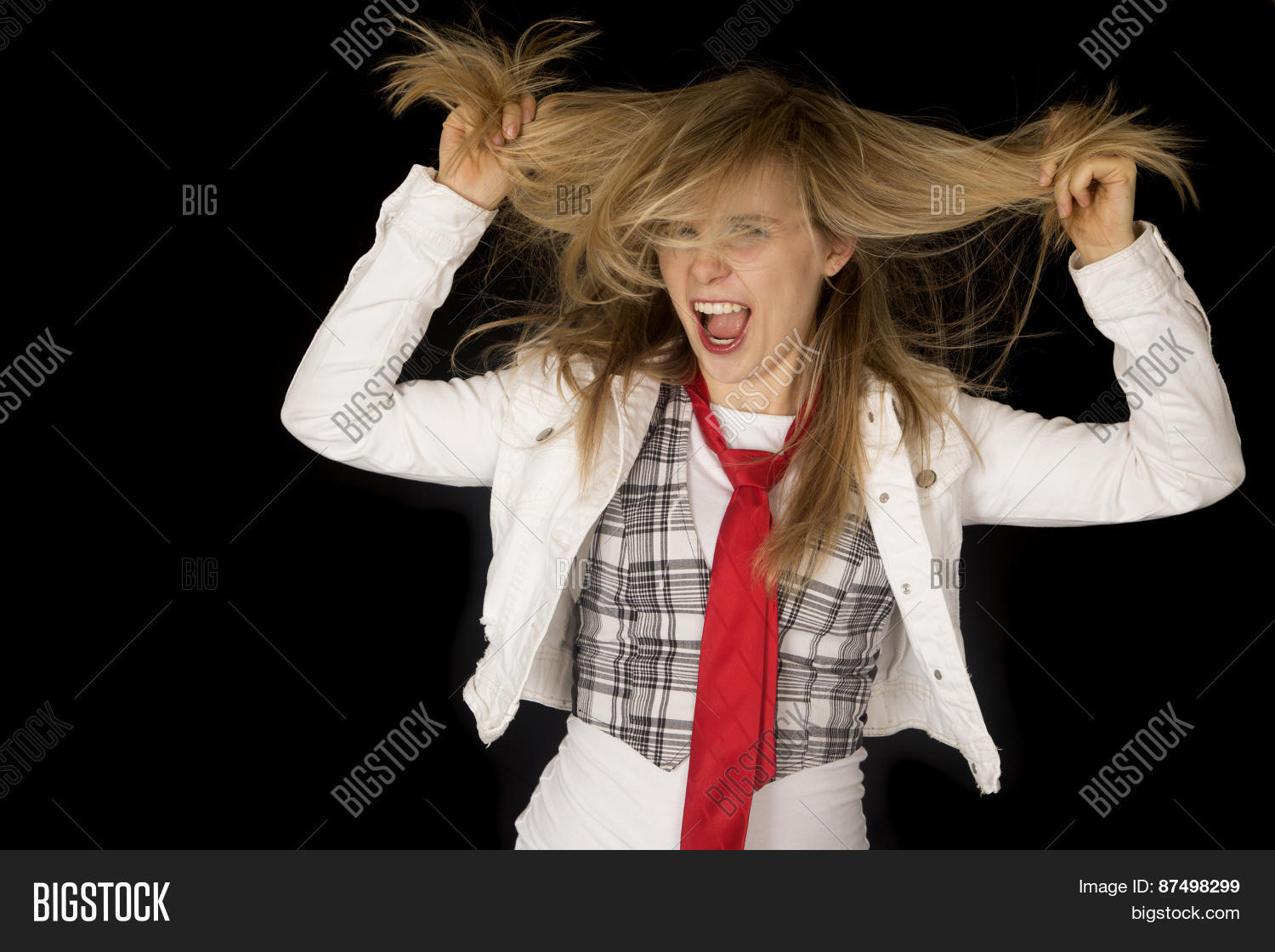 Rowdy Excited Girl Image & Photo (Free Trial) | Bigstock