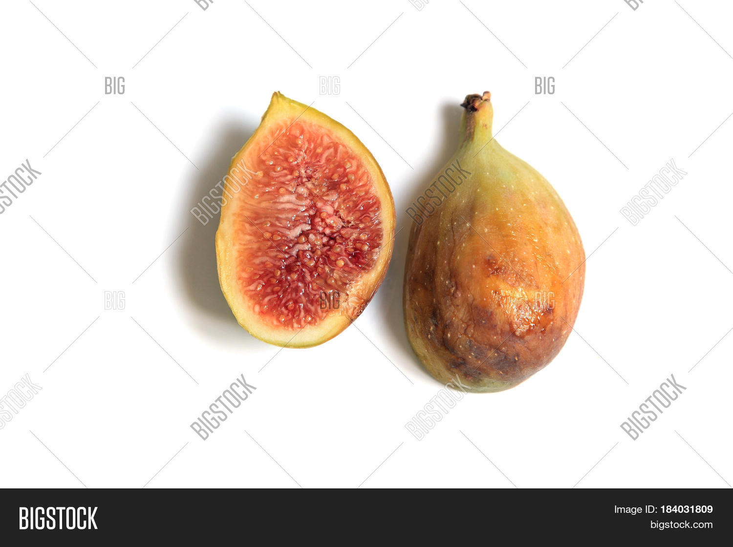 Ripe Common Fig Cut Image & Photo (Free Trial) | Bigstock