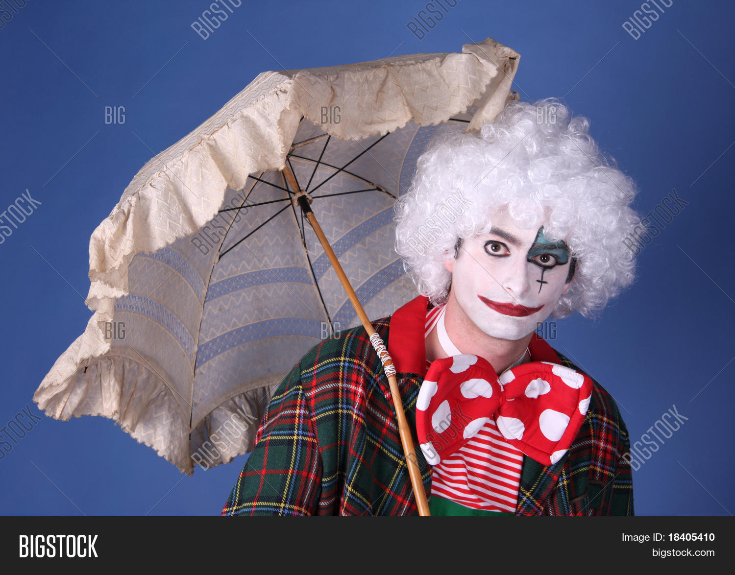 Funny Clown White Hair Image & Photo (Free Trial) | Bigstock