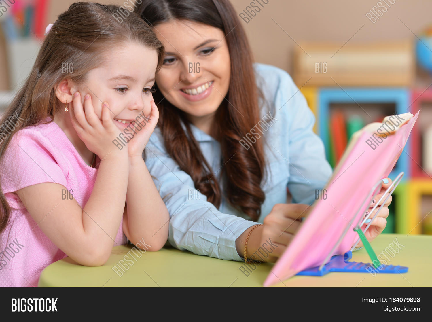 Mom Daughter Study Image & Photo (Free Trial) | Bigstock