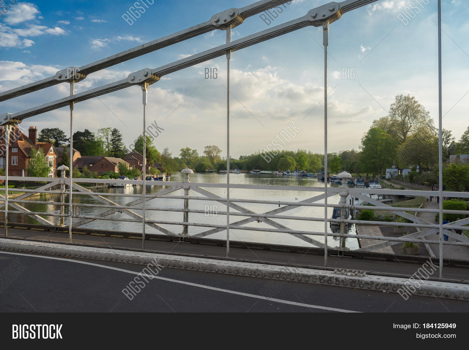 Marlow Bridge Twilight Image & Photo (Free Trial) | Bigstock