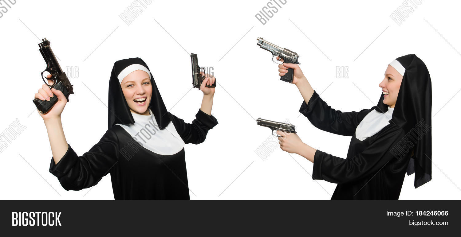 Nun Handgun Isolated Image & Photo (Free Trial) | Bigstock