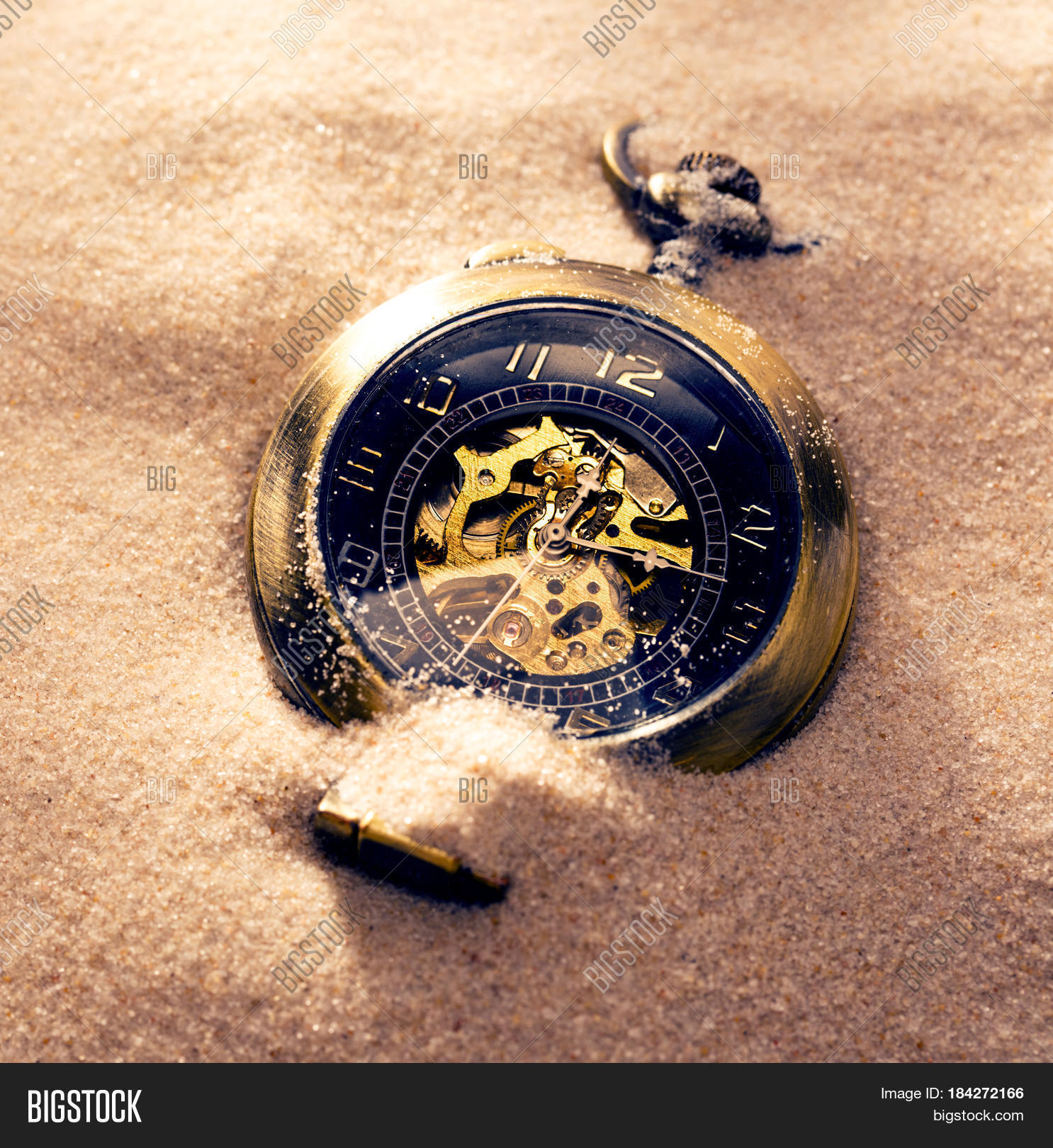 Pocket Watch Beach Image & Photo (Free Trial) | Bigstock