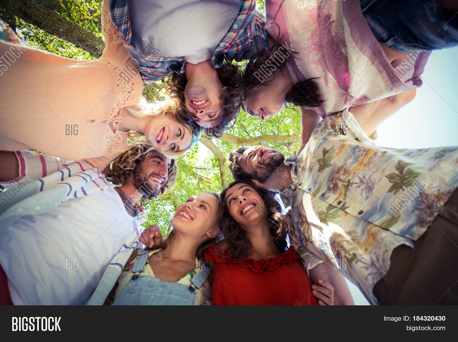 Happy Friends Forming Image & Photo (Free Trial) | Bigstock