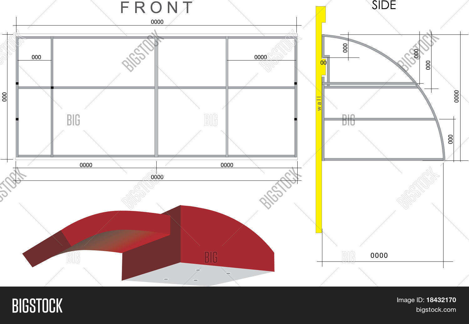 Technical Drawing Vector & Photo (Free Trial) | Bigstock