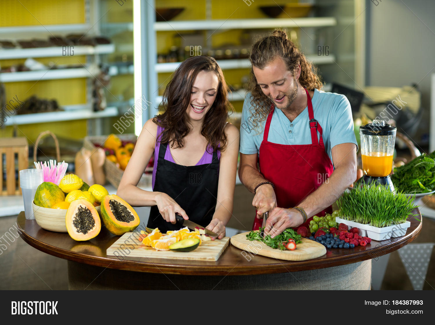 Two Shop Assistant Image & Photo (Free Trial) | Bigstock