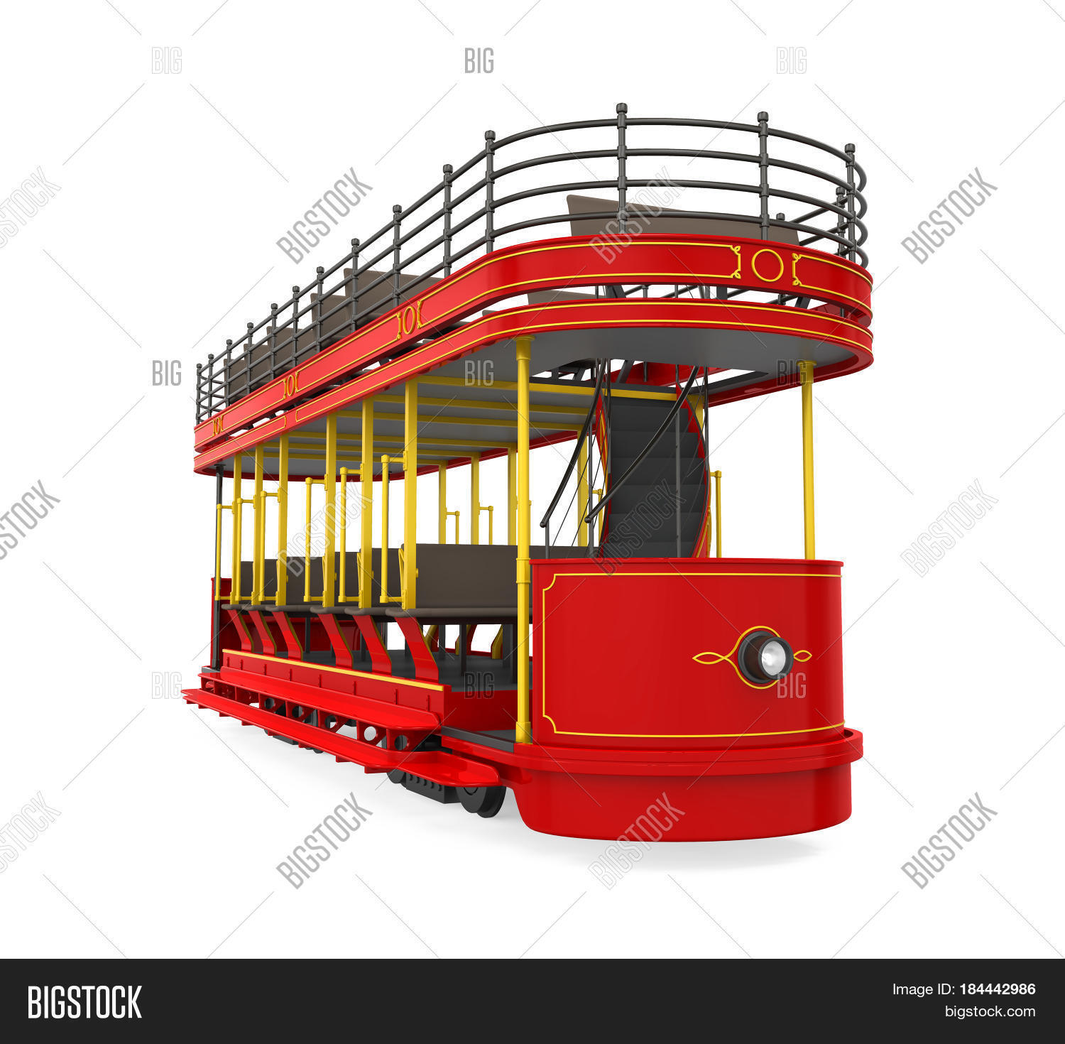 Double Decker Tram Image & Photo (Free Trial) | Bigstock