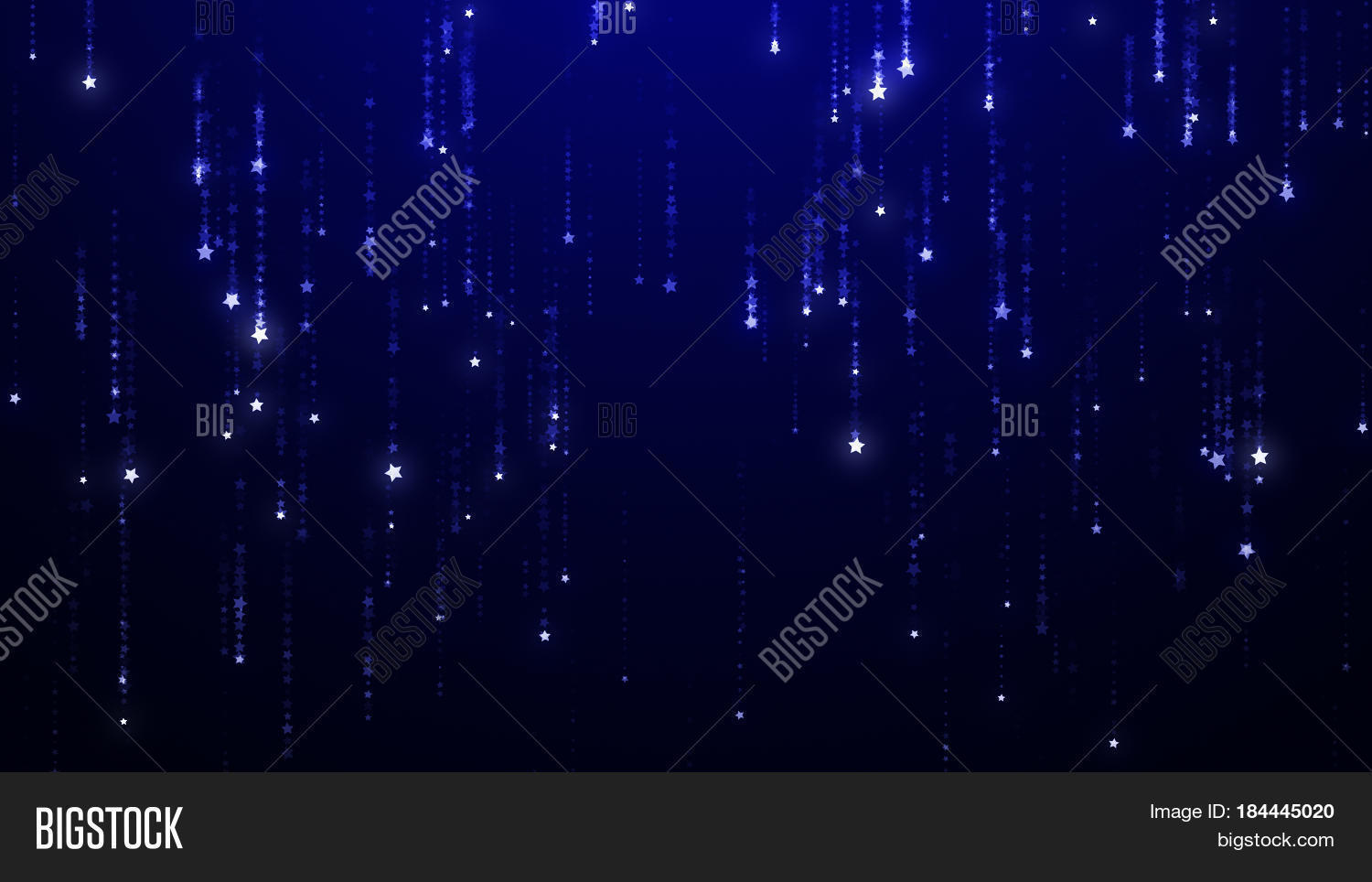Blue Starfall Image & Photo (Free Trial) | Bigstock