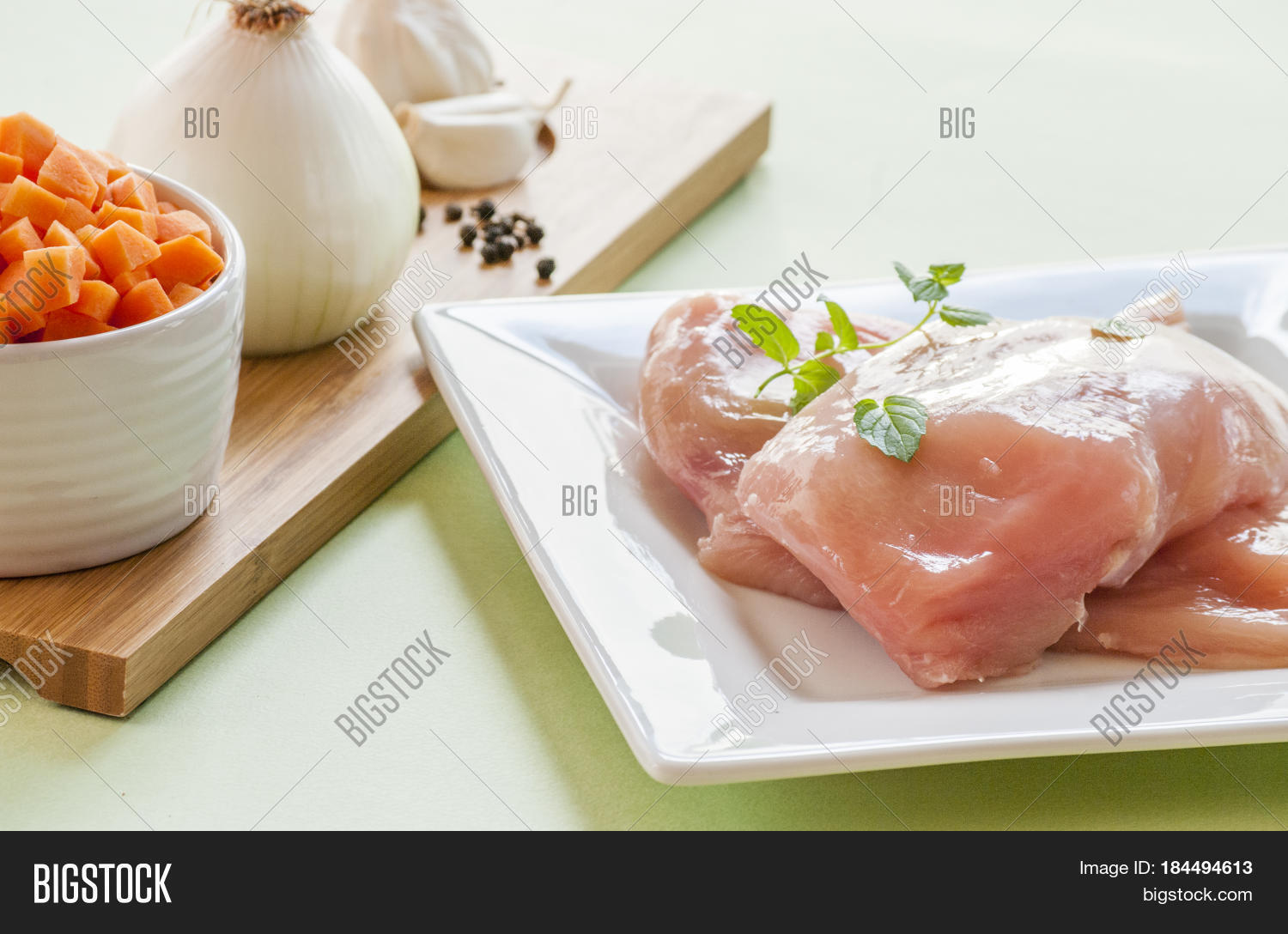 Raw Chicken Fillet Image & Photo (Free Trial) | Bigstock