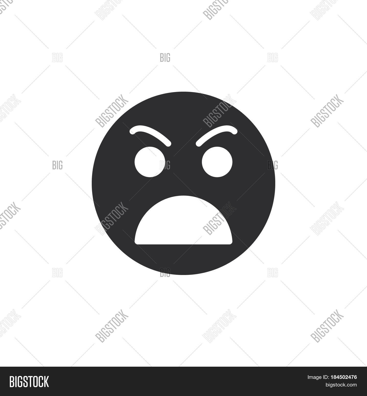 Grimacing Angry Face Vector & Photo (Free Trial) | Bigstock