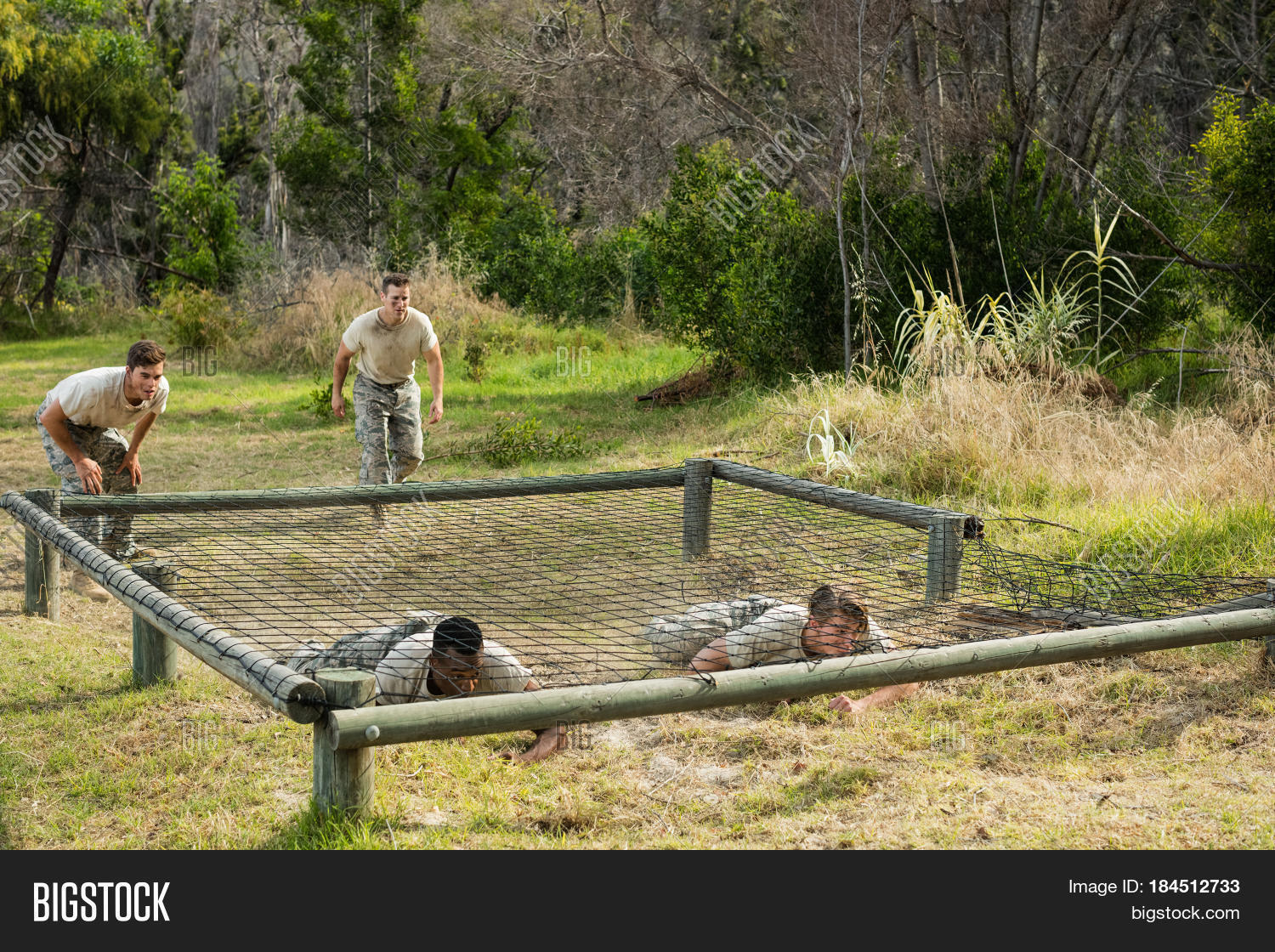 Soldiers Crawling Image & Photo (Free Trial) | Bigstock