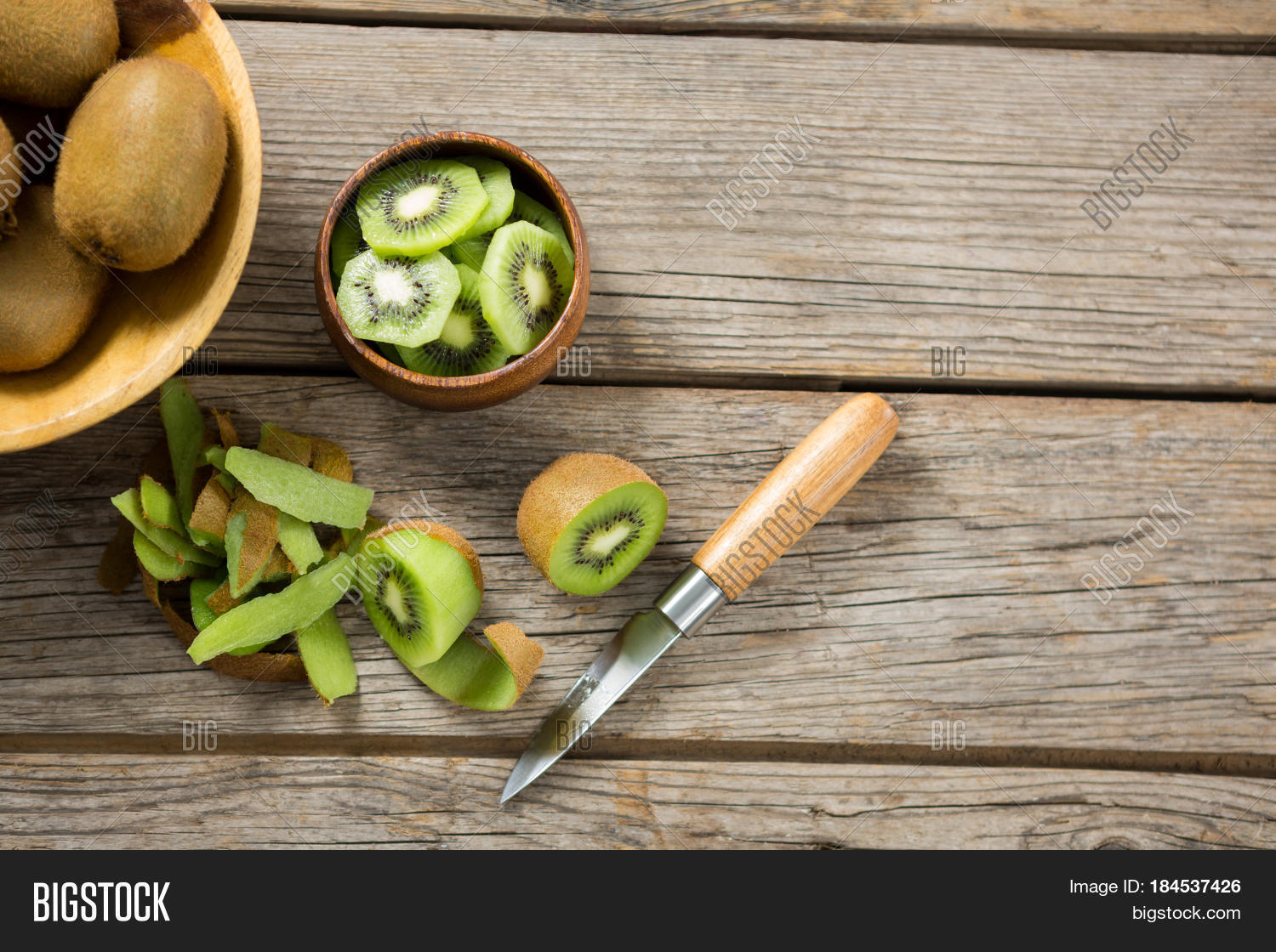Overhead Sliced Pealed Image & Photo (Free Trial) | Bigstock