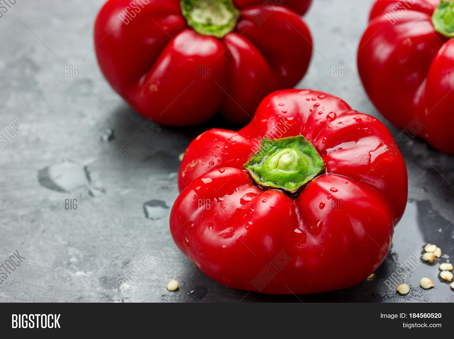 Juicy Ripe Red Pepper Image & Photo (Free Trial) | Bigstock
