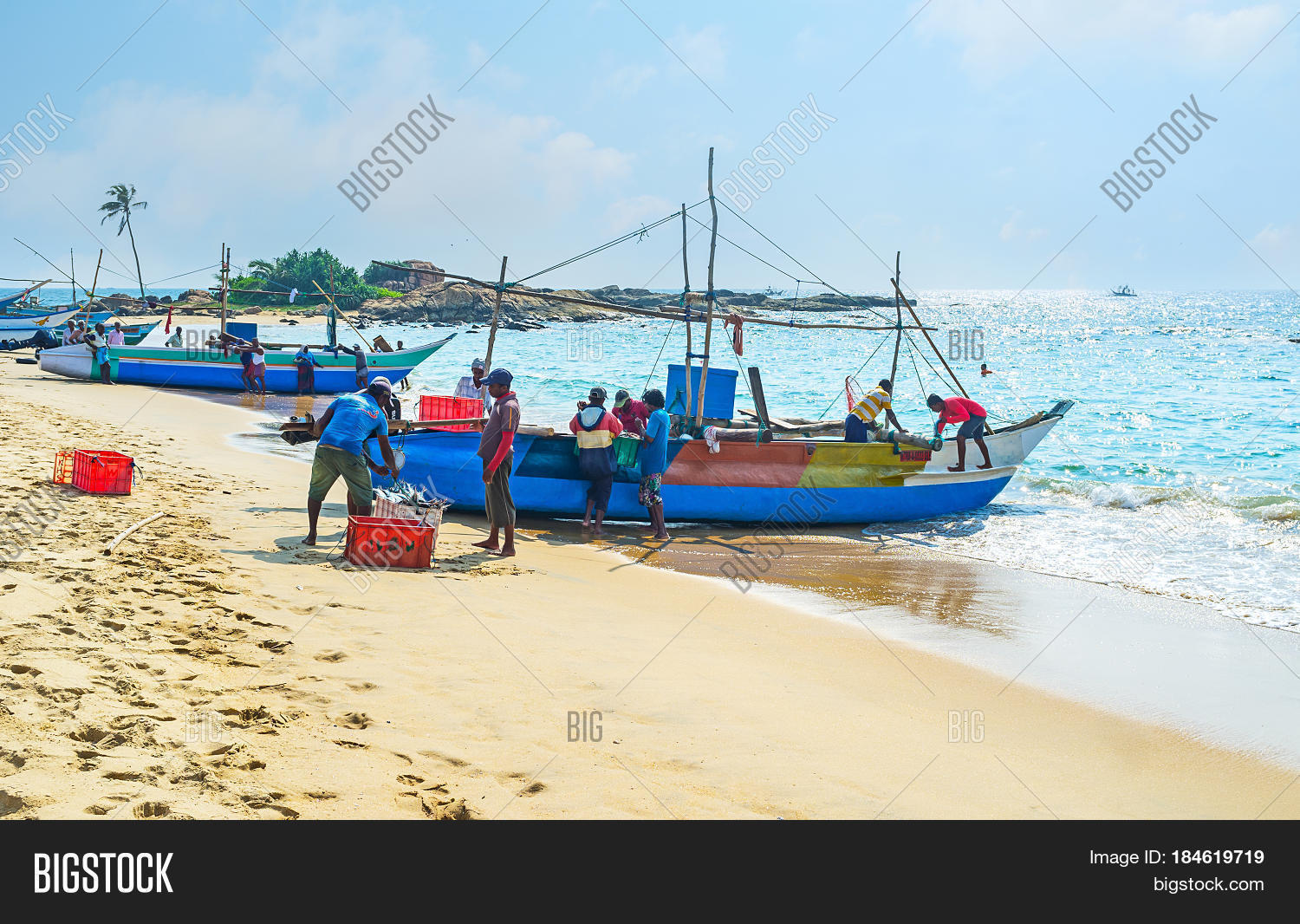 Work Fishing Crew Image & Photo (Free Trial) | Bigstock