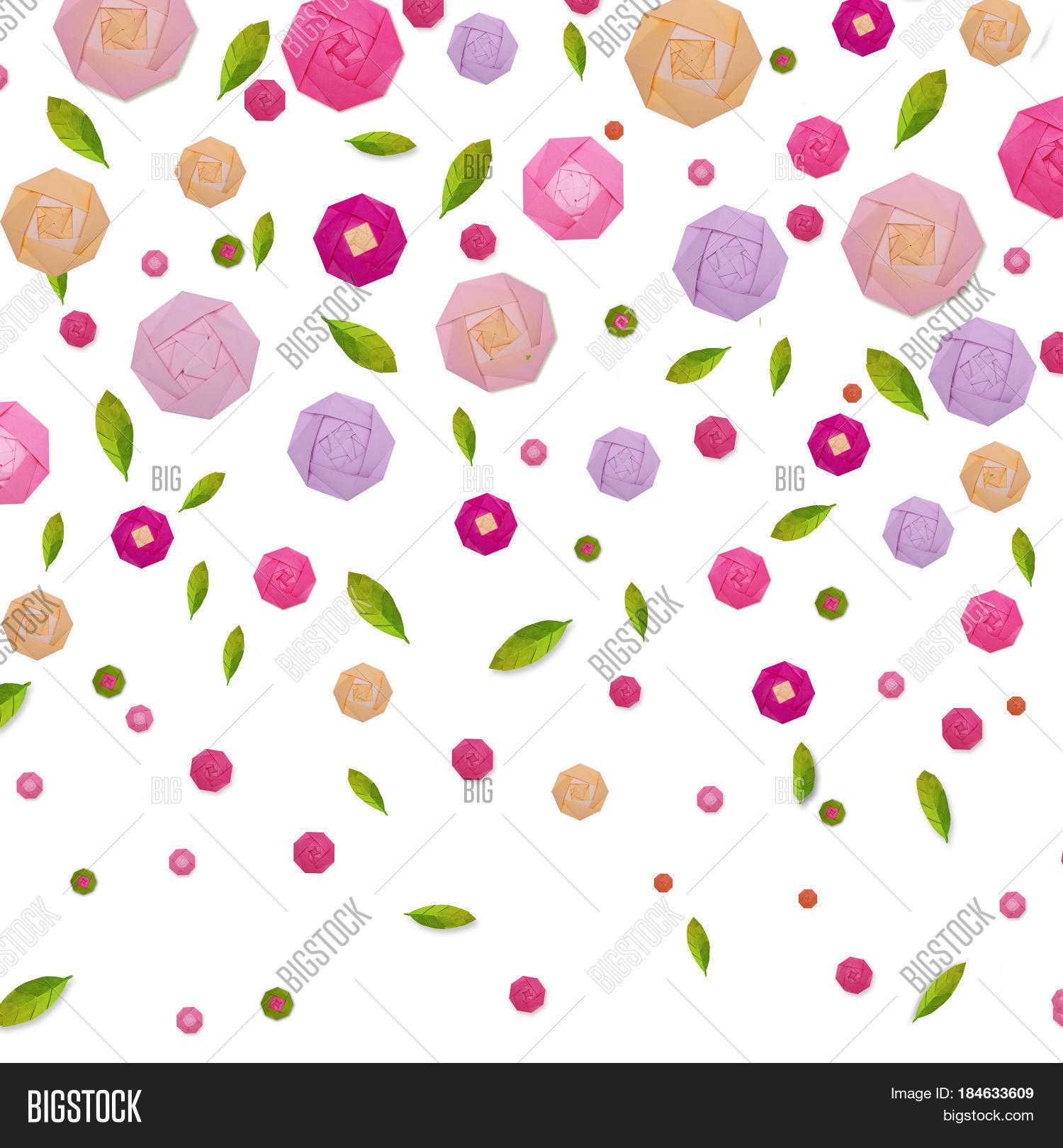 Origami Paper Pink Image & Photo (Free Trial) | Bigstock