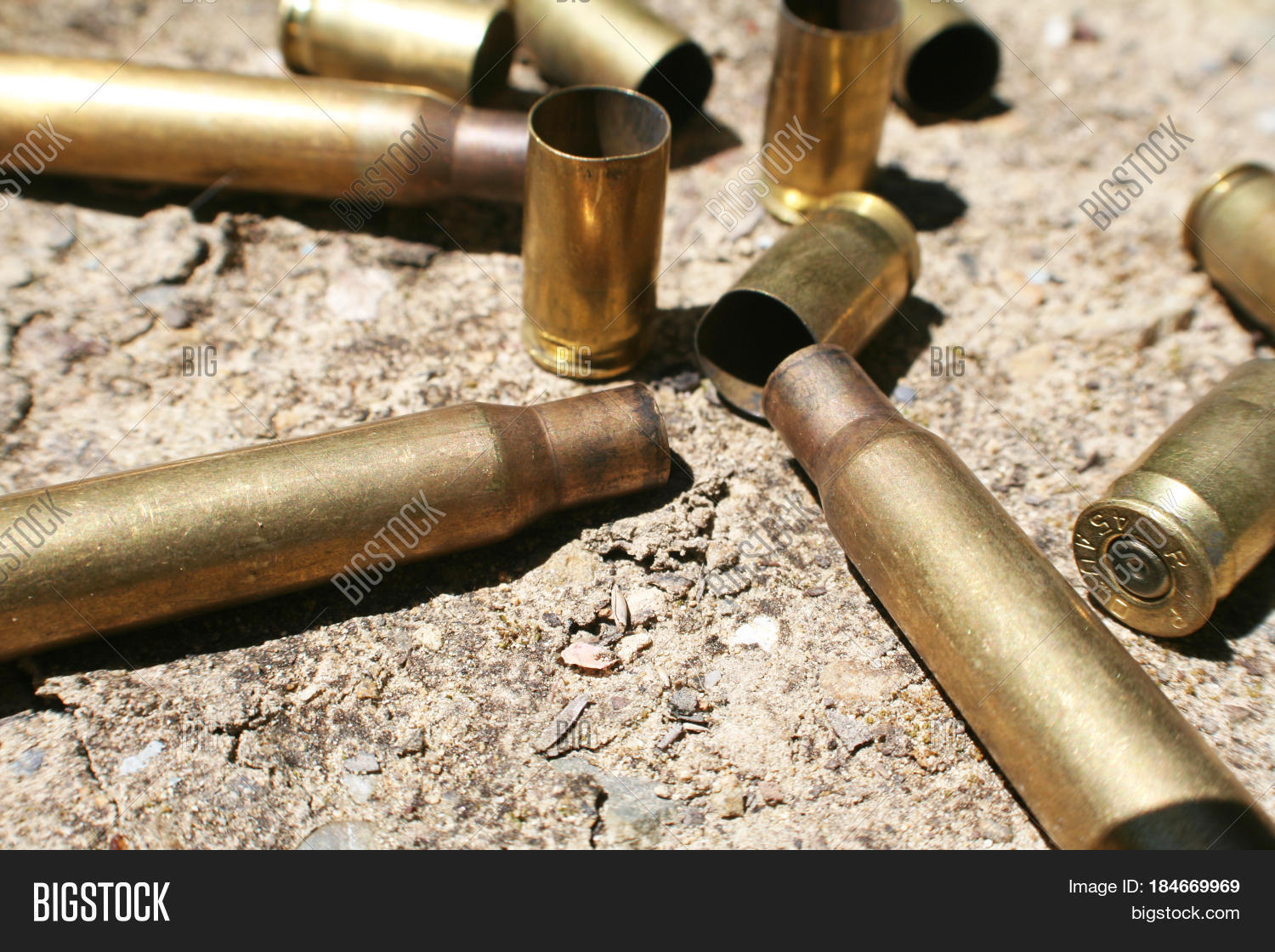Bullet Casings On Image & Photo (Free Trial) | Bigstock