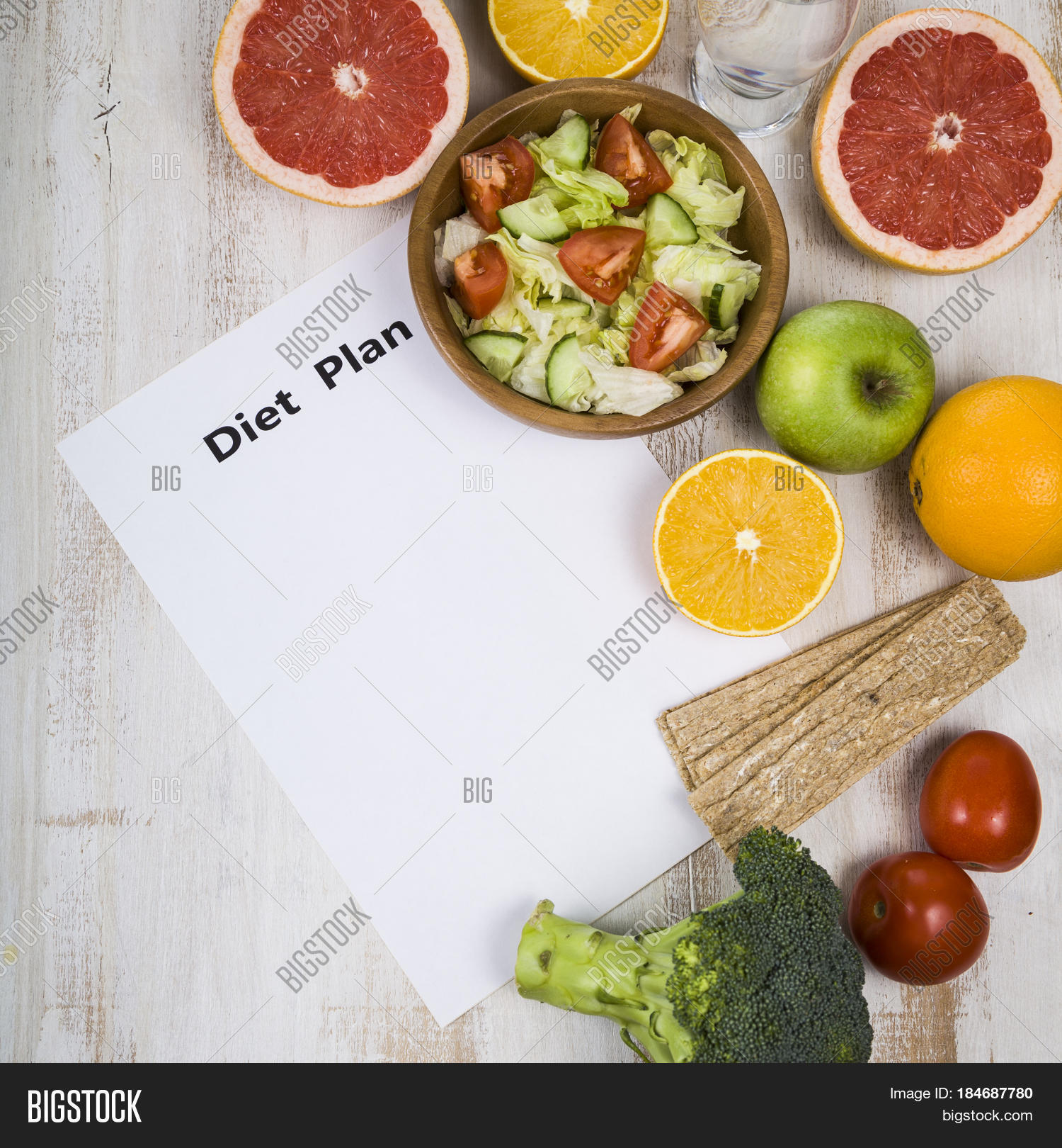 Food Sheet Paper Diet Image & Photo (Free Trial) | Bigstock