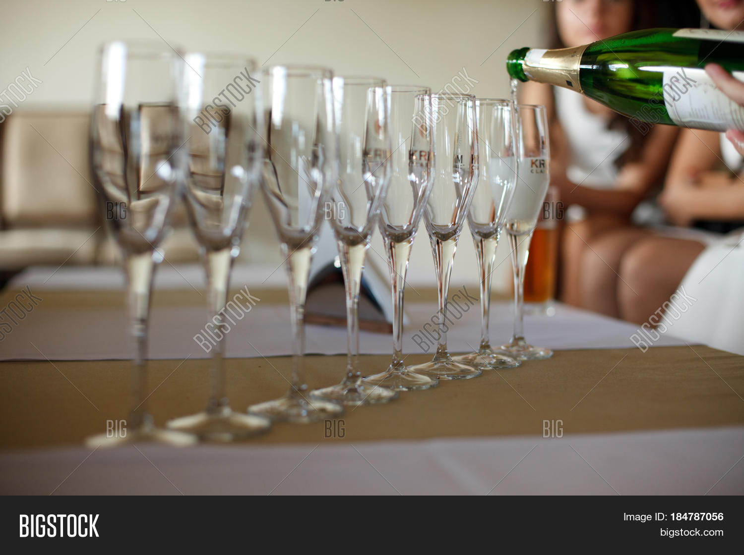 Empty Champagne Flutes Image & Photo (Free Trial) | Bigstock