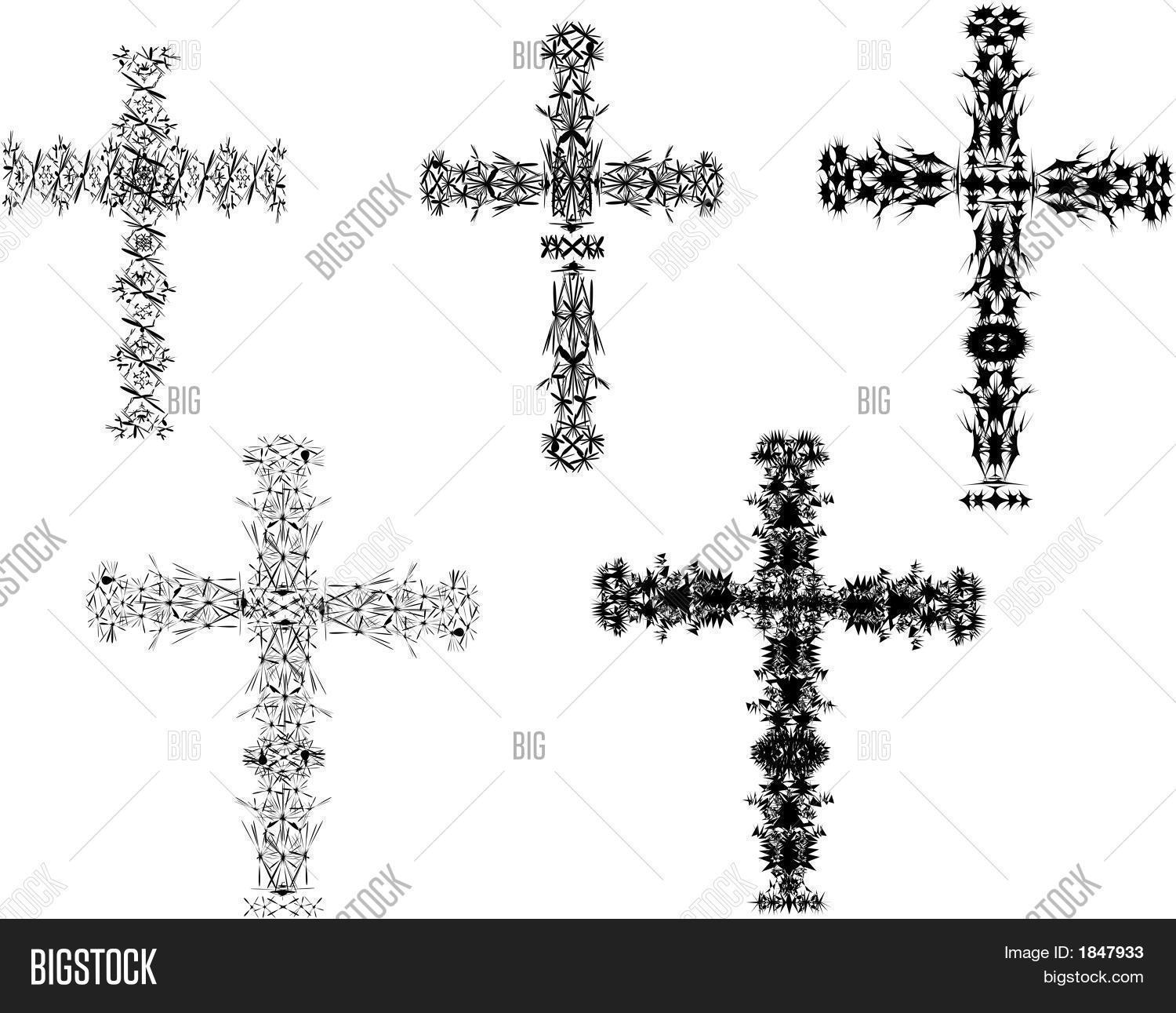 Crosses Set 3.Eps Vector & Photo (Free Trial) | Bigstock