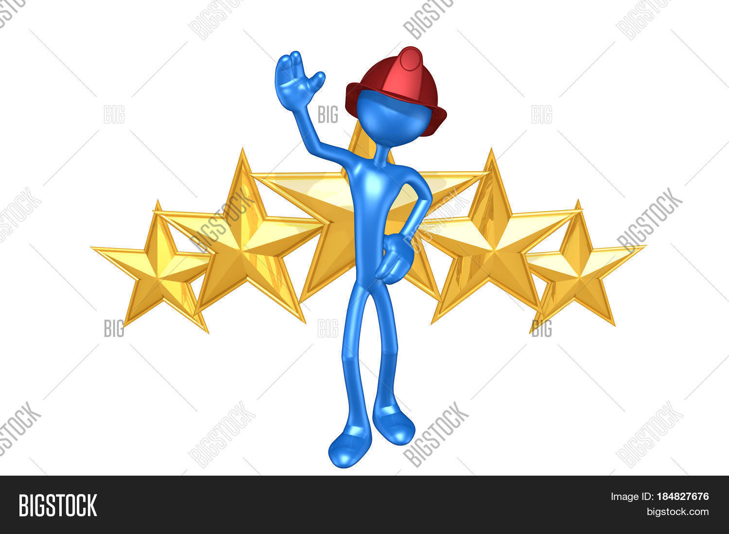 Fireman Stars Original Image & Photo (Free Trial) | Bigstock