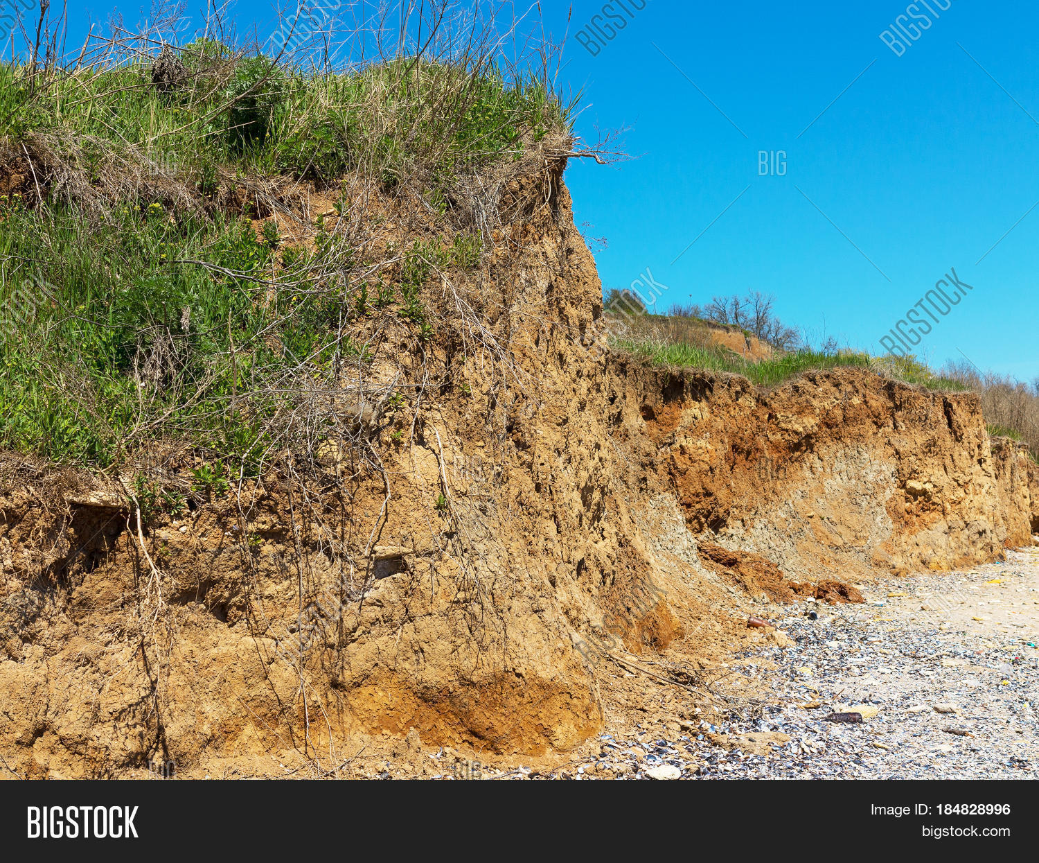 Deep Sandy Cliff On Image & Photo (Free Trial) | Bigstock