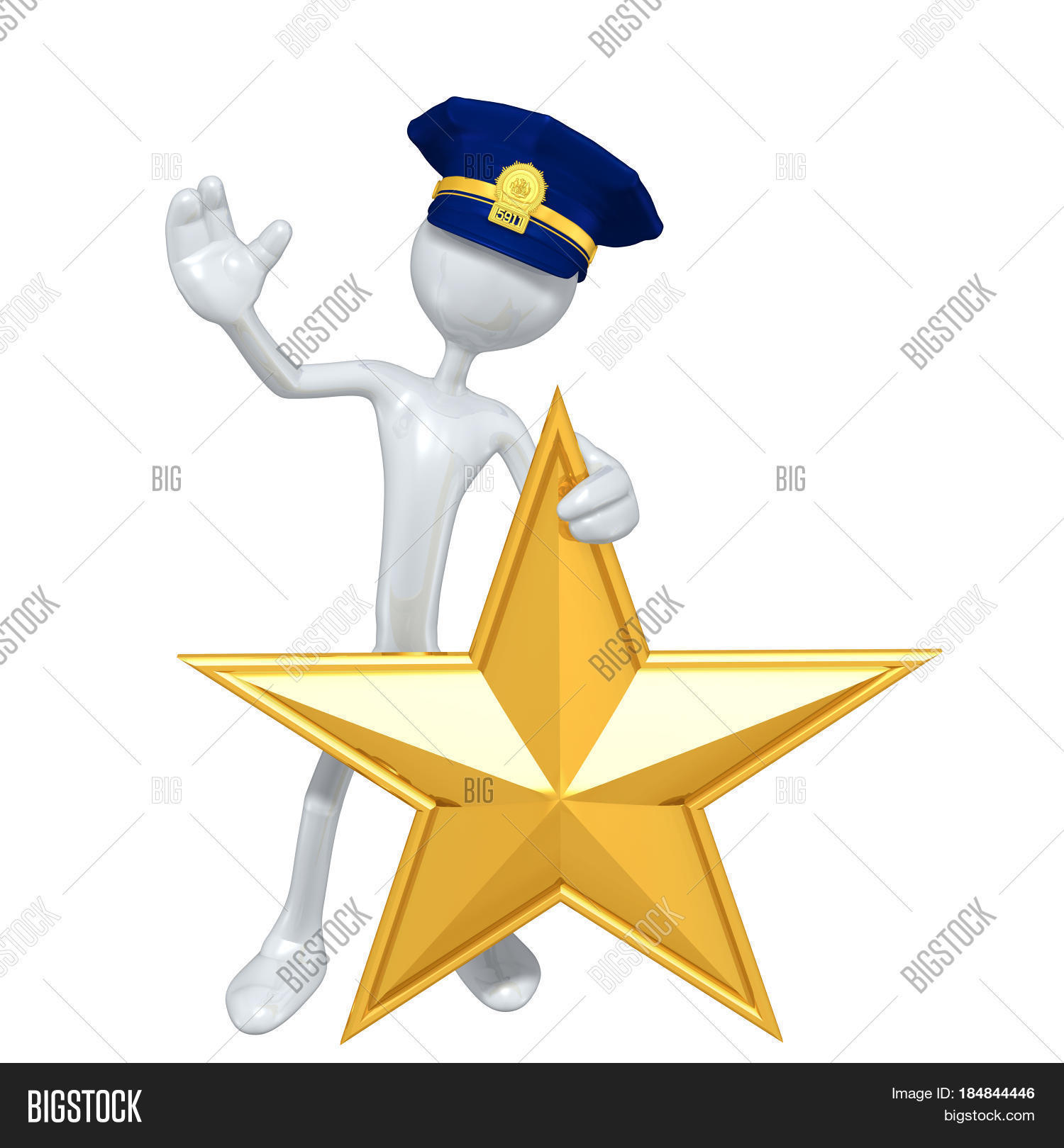 Police Officer Star Image & Photo (Free Trial) | Bigstock
