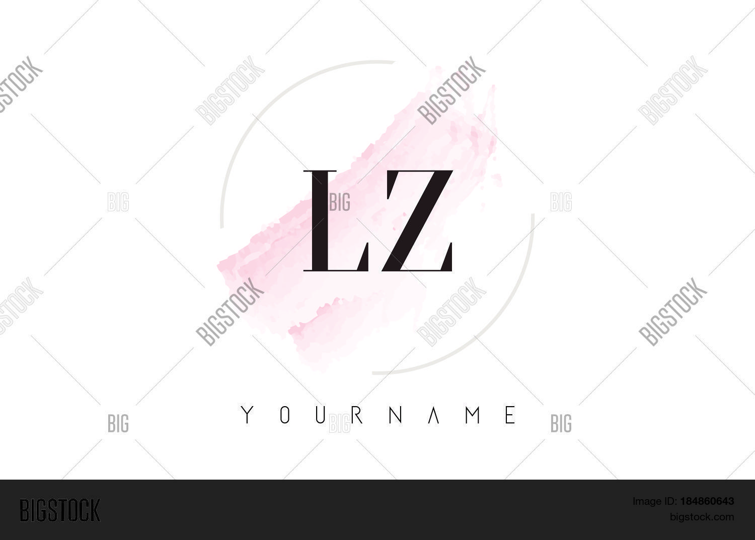 Lz L Z Watercolor Vector & Photo (Free Trial) | Bigstock