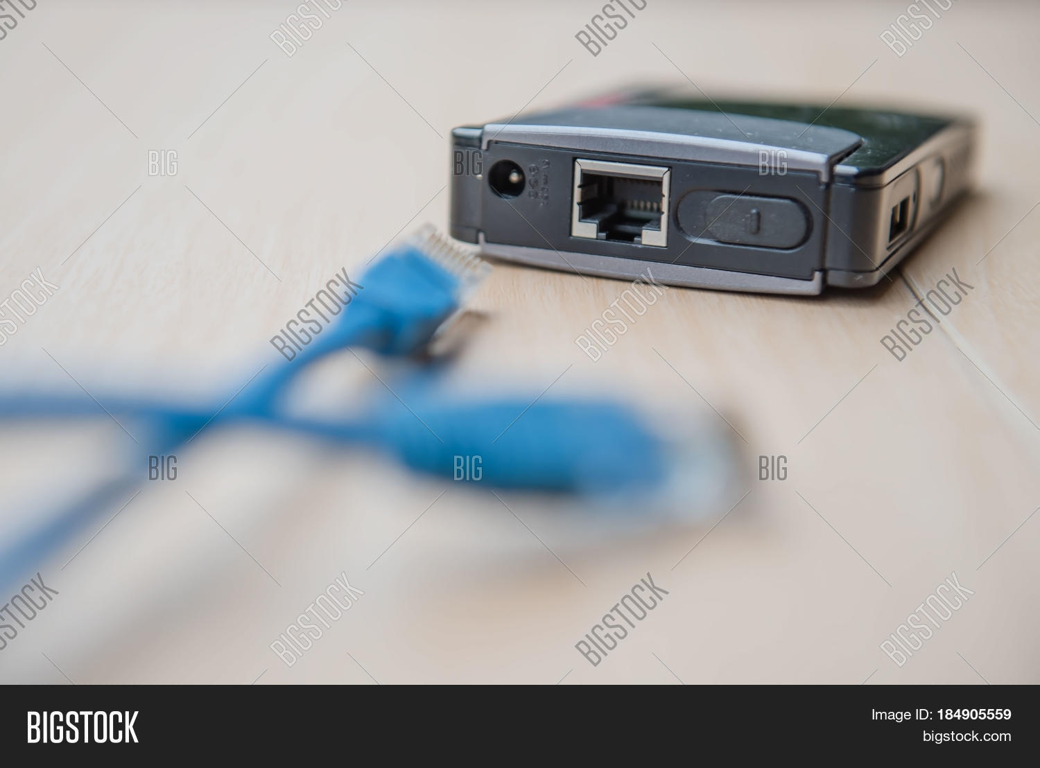 Router Cable Plug Image & Photo (Free Trial) | Bigstock