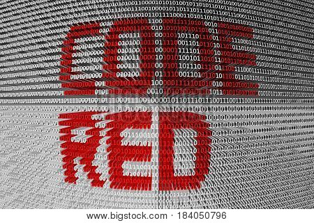 CODE RED Form Binary Image & Photo (Free Trial) | Bigstock