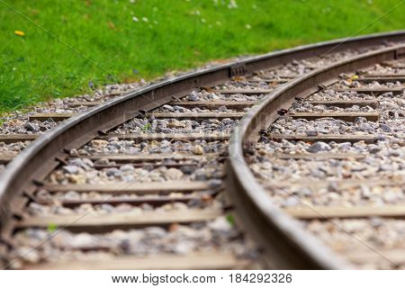 Railway Line Curving Image & Photo (Free Trial) | Bigstock