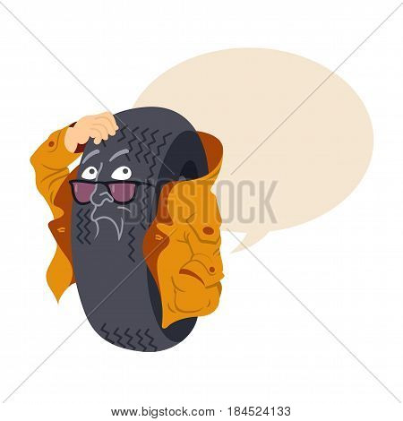 Cartoon Tires Vector & Photo (Free Trial) | Bigstock