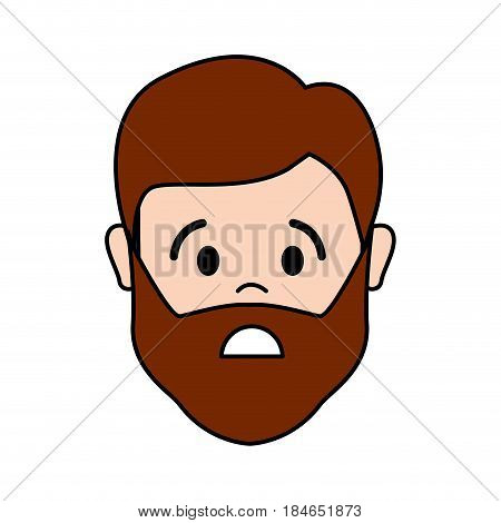 Sad Man Head Face Vector & Photo (Free Trial) | Bigstock