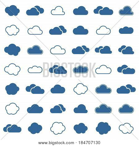 Set Abstract Blue Vector & Photo (Free Trial) | Bigstock