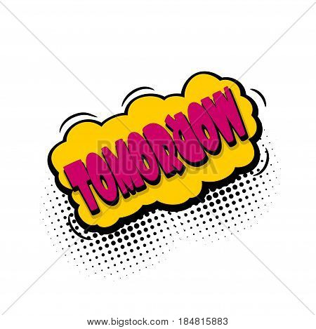 Lettering Tomorrow, Vector & Photo (Free Trial) | Bigstock