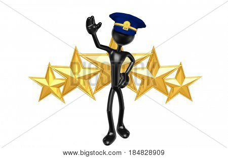 Police Officer Stars Image & Photo (Free Trial) | Bigstock
