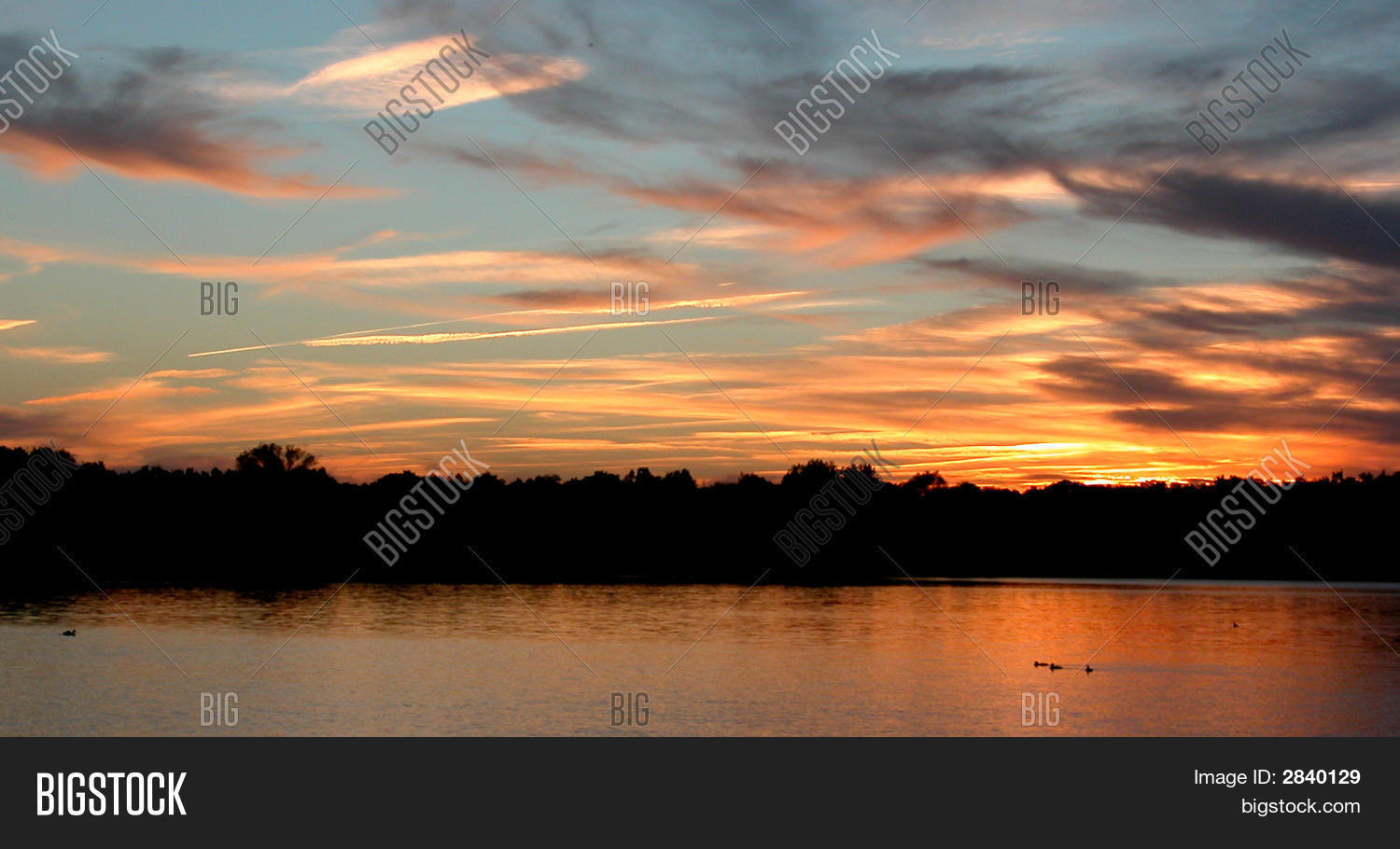 Lake Sunset Image & Photo (Free Trial) | Bigstock