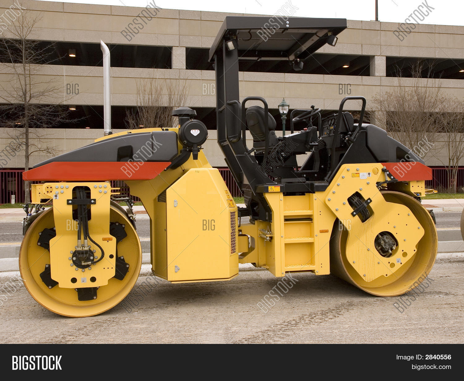 Paving Roller Image & Photo (Free Trial) | Bigstock
