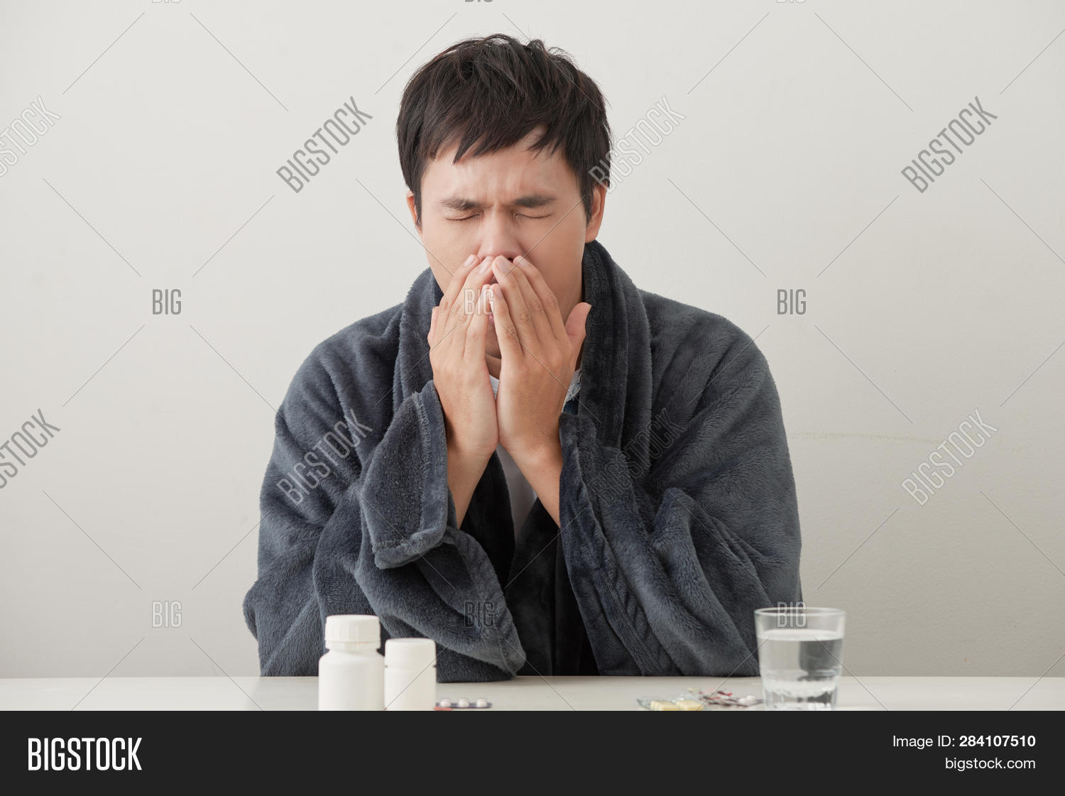 Young Sick Ill Man Image & Photo (Free Trial) | Bigstock